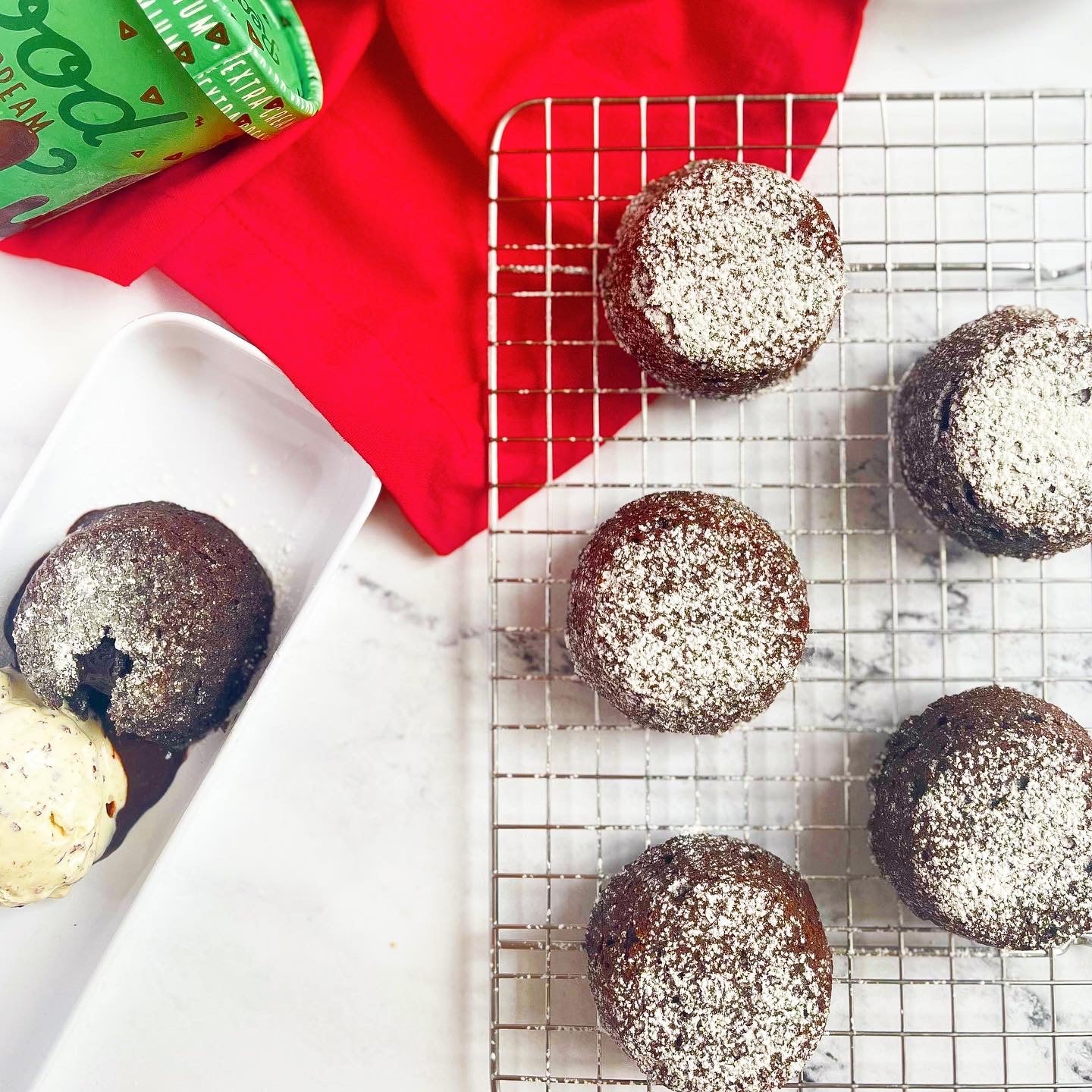 Keto Mini Chocolate Lava Cake's! - Keto Candy Girl