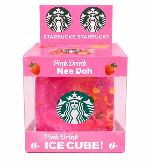 Starbucks Pink Drink Needoh Dupe | Squishy Stress Ball | Keto Candy Girl