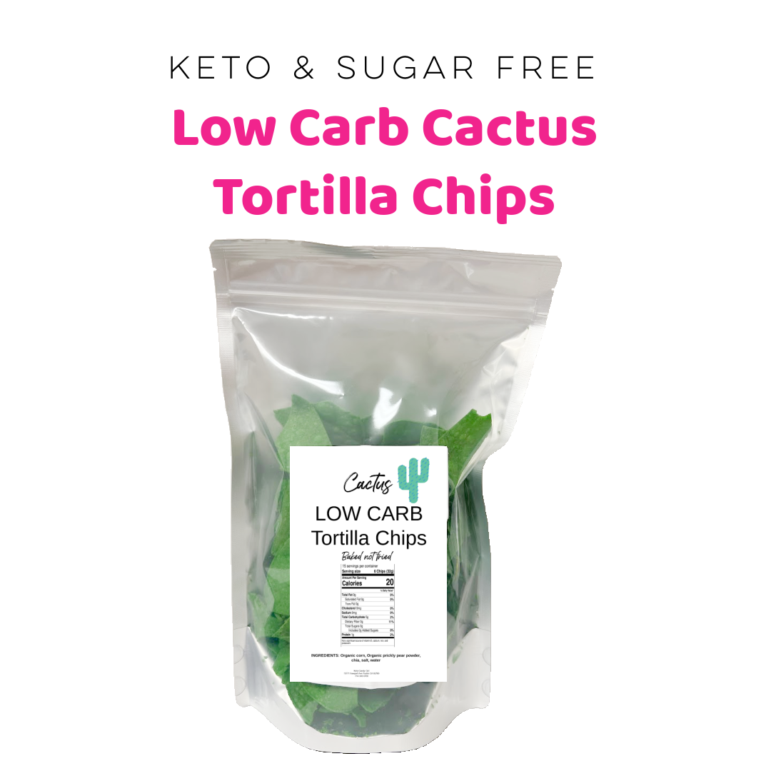Low Carb Cactus Tortilla Chips - Keto Candy Girl